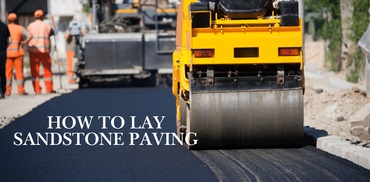 How to Lay Sandstone Paving