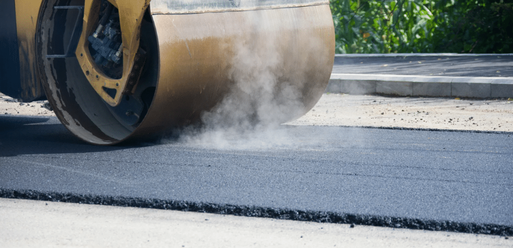 How Hot is Asphalt When Paving